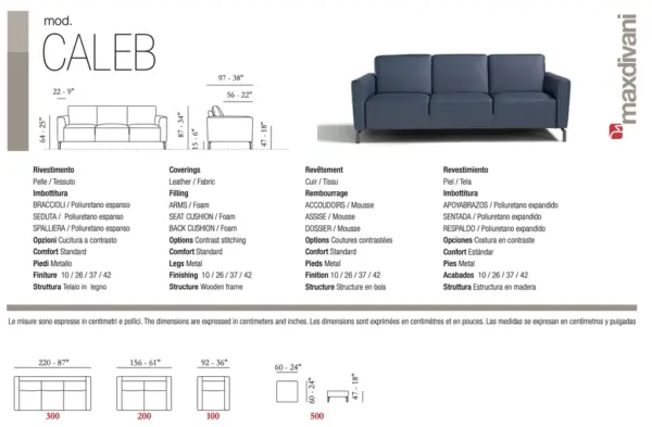 CALEB COLLECTION - Scandinavia Furniture